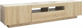 TV skříňka s LED osvětlením dub sonoma 180 x 35 x 40 cm 3081900