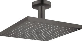 Hansgrohe Raindance E, hlavová sprcha 300 1jet se sprchovým ramenem, kartáčovaný černý chrom, HAN-26250340