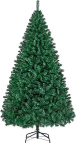Umělý vánoční stromek Yaheetech – zelená, 7 ft (267407251833)