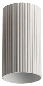 Minimalistické bodové svítidlo Lucas Ribbed Tube 10 bílá
