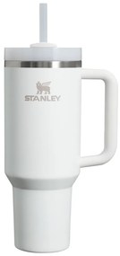 Bílá termoska s brčkem z nerezové oceli 1,18 l Quencher H2.0 FlowState Tumbler Frost – Stanley