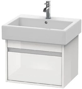 Duravit Ketho - Umyvadlová skříňka 41x55x44 cm, 1 zásuvka, lesklá bílá KT668602222