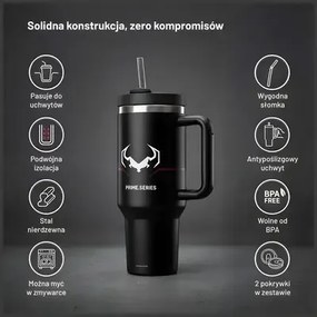 Diablo Burned termohrnek s uchem černý / Termohrnek s uchem / 1200 ml