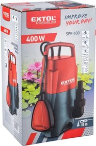 čerpadlo el. ponorné kalové, 400W, 8000l/hod, EXTOL PREMIUM, SPF 400