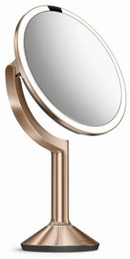 Zrcátko Simplehuman se senzorem TRIO s dotykovým ovládáním, rose gold