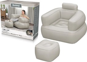 Nafukovací křeslo světlé Bestway 75137