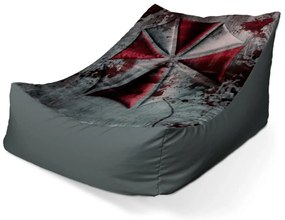 Sablio Sedací vak Lounge Resident Evil Umbrella Corporation Steel - 80 x 95 x 50 cm