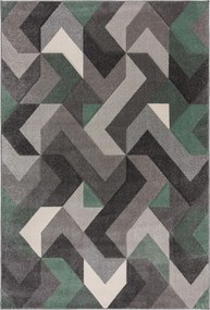 Kusový koberec Hand Carved Aurora Mint, 200x290, zelená, kancelária, Flair Rugs