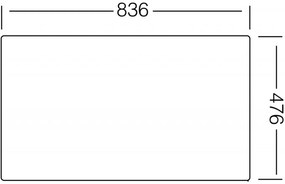 Nerezový dřez Sinks HYPNOS 860 V 0,8mm leštěný