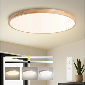 BRILAGI -LED Stmív. svítidlo WOODLINE LED/128W/230V 3000-6000K dub pr. 100 cm+DO