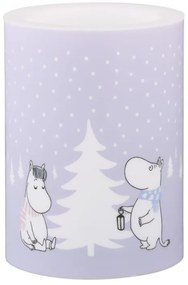 LED svíčka Moomin Snowfall 10cm