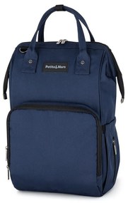 Petite & Mars Batoh přebalovací na kočárek Jackob Dark Blue