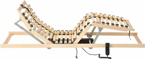 Elektrický lamelový rošt postele s 28 lamelami 7 zón 70x200 cm 321822