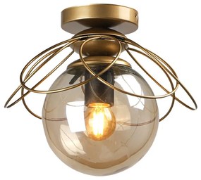 Stropní svítidlo ve zlaté barvě Alaca – Squid Lighting