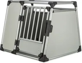TRIXIE Přepravní box pro psy L-XL stříbrná / 84x91x75 cm / hliník, pla