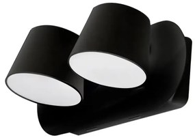 LED nástěnné svítidlo Ramona 2 černé