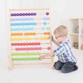 Bigjigs Baby Obrovské dřevěné počítadlo / od 2 let