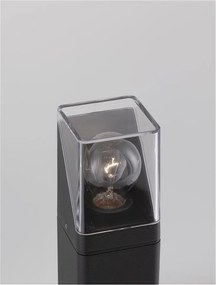 NV 9492750 Venkovní sloupkové svítidlo SELENA antracitový hliník a čirý akryl E27 1x12W 220-240V bez žárovky IP65 - NOVA LUCE