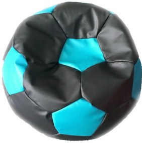 Sedací vak malá černo modrá fotbalový míč