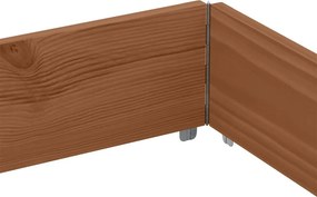 Zahradní truhlík hnědý 150 x 100 cm masivní borové dřevo 3295442