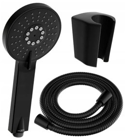 Mexen příslušenství - 1-bodový ruční sprchový set R-40, černá, 785406052-70