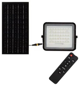 V-Tac | LED Venkovní solární reflektor LED/10W/3,2V IP65 4000K černá + DO | VT1358