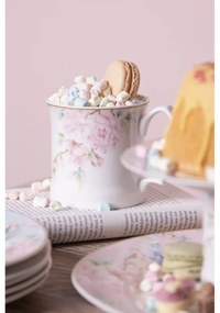 Porcelánový hrnek s růžovými květy Rosa – 414 ml