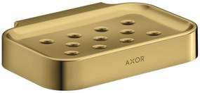 Axor Universal Circular - Mýdlenka s držákem, leštěný vzhled zlata 42805990