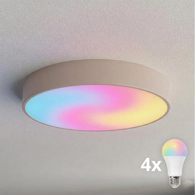 Brilagi - LED RGBW Stmívatelné stropní svítidlo CLARE 4xE27/9W/230V Wi-Fi béžová