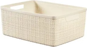 Curver Jute Úložný košík 12 l béžový / 36 x 28 x 15 cm