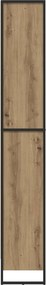 Knihovna 60 x 30 x 189,5 cm Kompozitní dřevo Umělecký dub 3403003