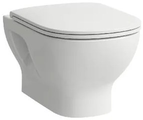 Laufen Lua - Závěsné WC se sedátkem SoftClose, Rimless, bílá H8660810000001