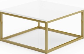 ADRK Furniture Konferenční stolek BELTEN 65x65 CT-BEL-G-W