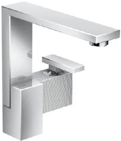 Axor Edge - Umyvadlová baterie s výpustí Push-Open, chrom/diamantový brus 46021000