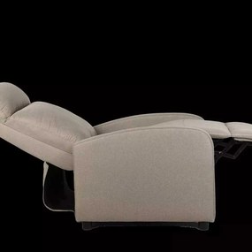 LuxuryForm DESIGN Televizní křeslo RUFO s polohováním - béžové