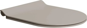 Sapho GSI Color Elements - WC sedátko Slim, Soft Close, duroplast, tortora mat MS86CSN05