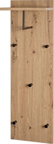 XXXLutz ŠATNÍ PANEL, černá, barvy dubu, 30/100/20 cm - Šatní panely - 001931106504