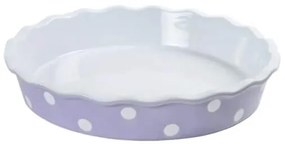 Keramická forma na koláč 26 cm fialová