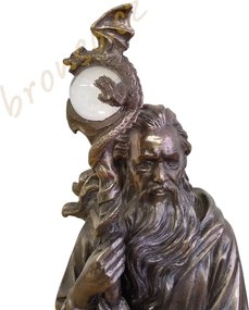 Merlin Ambrosius – čaroděj a druid, fantasy  dekorace, soška Veronese WU76427A1