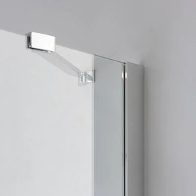 BPS-koupelny Čtvrtkruhový sprchový kout KZ92 90x90 chrom/transparent - bez vaničky