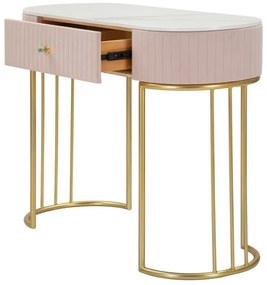 Designová konzole Hadassah 100 cm růžová