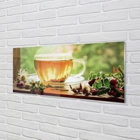 akrylový obraz čaje byliny horké 120x60 cm