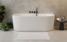 Besco Leya vana volně stojící 170 x 78 cm sifon chrom barva bílá VANLEY170WN