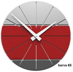 Designové hodiny 10-029 CalleaDesign Benja 35cm (více barevných variant) Barva grafitová (tmavě šedá)-3 - RAL9007