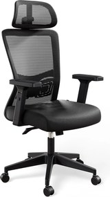 Ergonomické křeslo Piozano – Černé