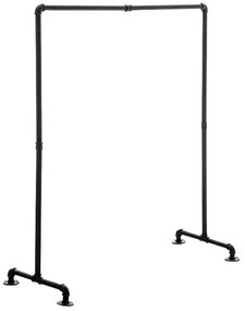 Věšákový stojan Jersey 161760901 - 55x120x150 v industriálním stylu - Černá