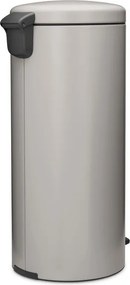 Světle šedý nášlapný ocelový odpadkový koš 30 l NewIcon – Brabantia