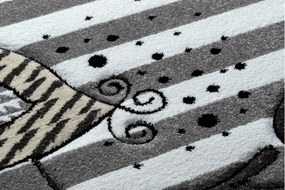 Dywany Łuszczów Dětský kusový koberec Petit C549 Birds grey Rozměry koberců: 120x170
