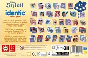 EDUCA Pexeso Stitch v kufříku / 72 kartiček