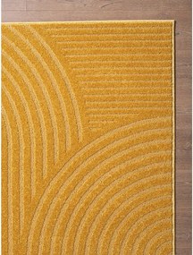 Okrově žlutý koberec 200x290 cm Whirl – ESTE